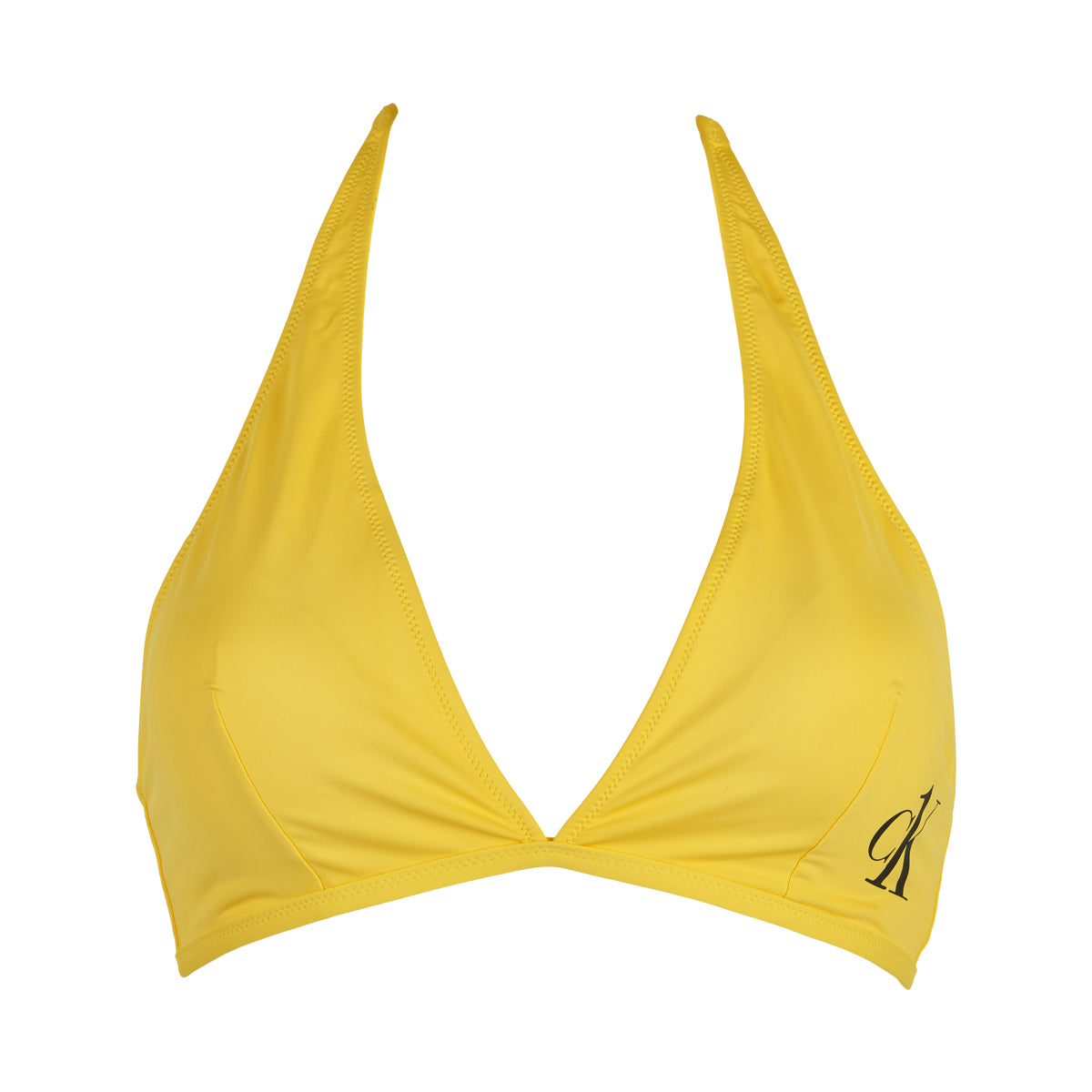 Calvin klein Halter Neck Bikini Oberteil, Gelb